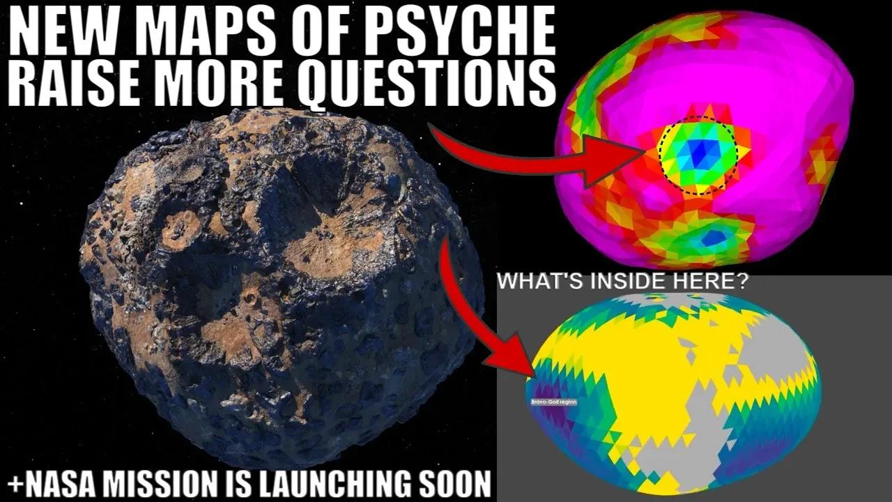 New Maps of Asteroid 16 Psyche Reveal Unusual Details + NASA Mission Soon!