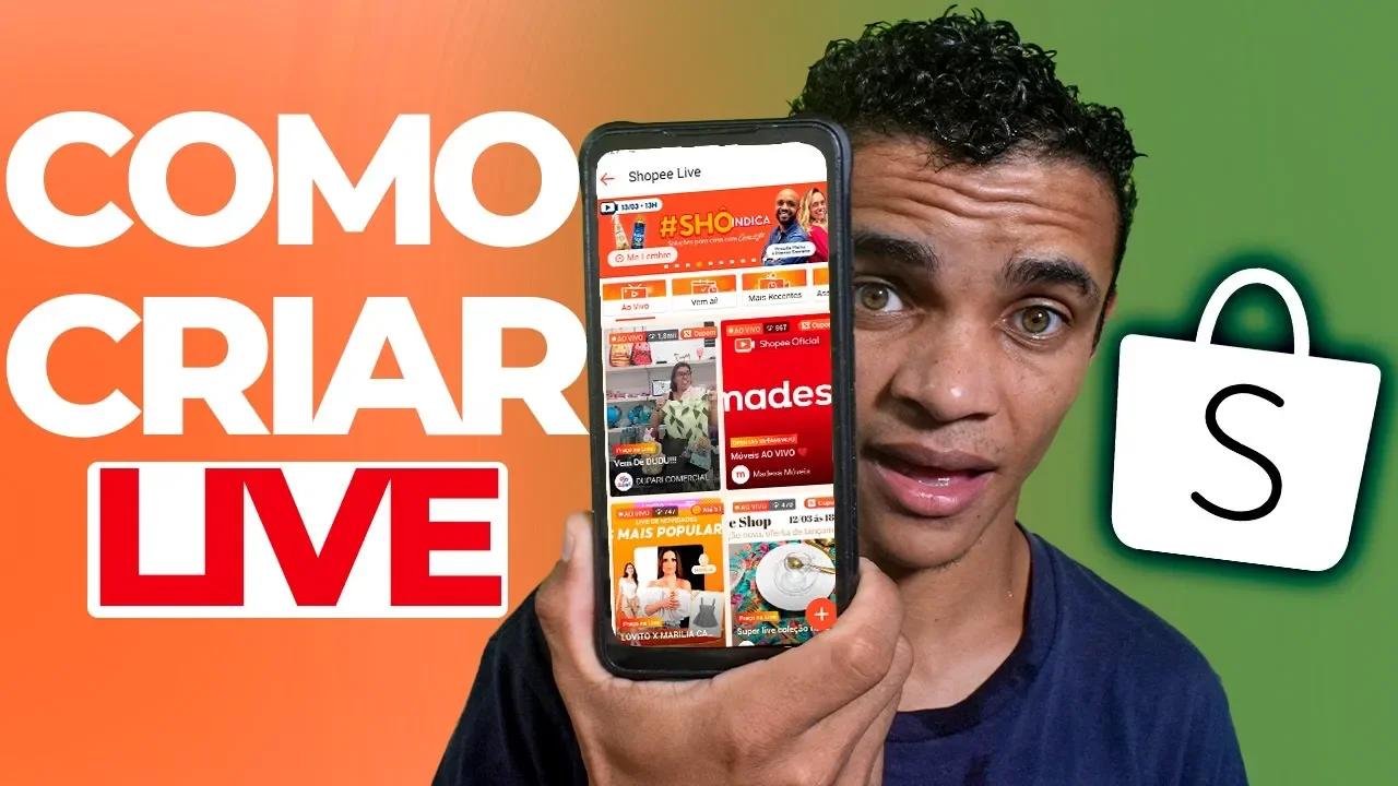 Como Criar Live na Shopee