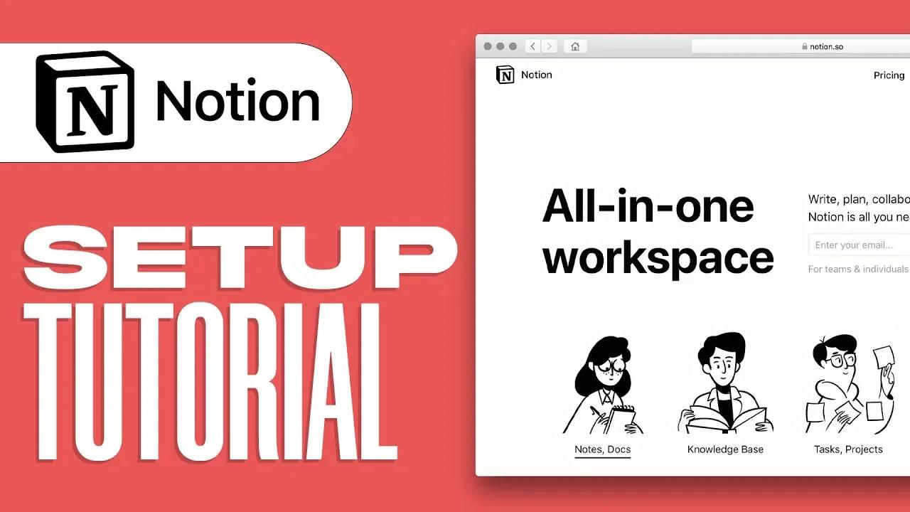 How to Use Notion 💻💡 Notion Setup Tutorial