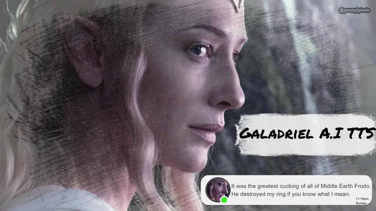 "Lord of the Rings - Galadriel" - AI Text To Speech (TTS) Demo