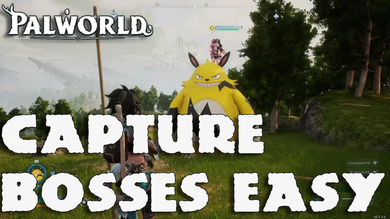 Palworld HOW TO CAPTURE TOWER BOSSES Easy and Fast - Get OP Pals Early