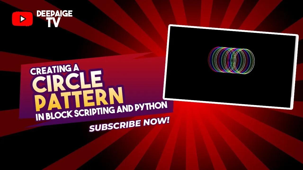 Coding Made Easy How To Create A Circle Pattern In Block Scripting And