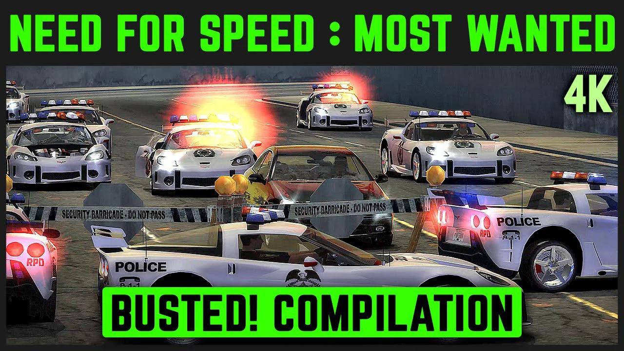 Need For Speed: Most Wanted Redux 4K - Busted! Compilation - Fails ...