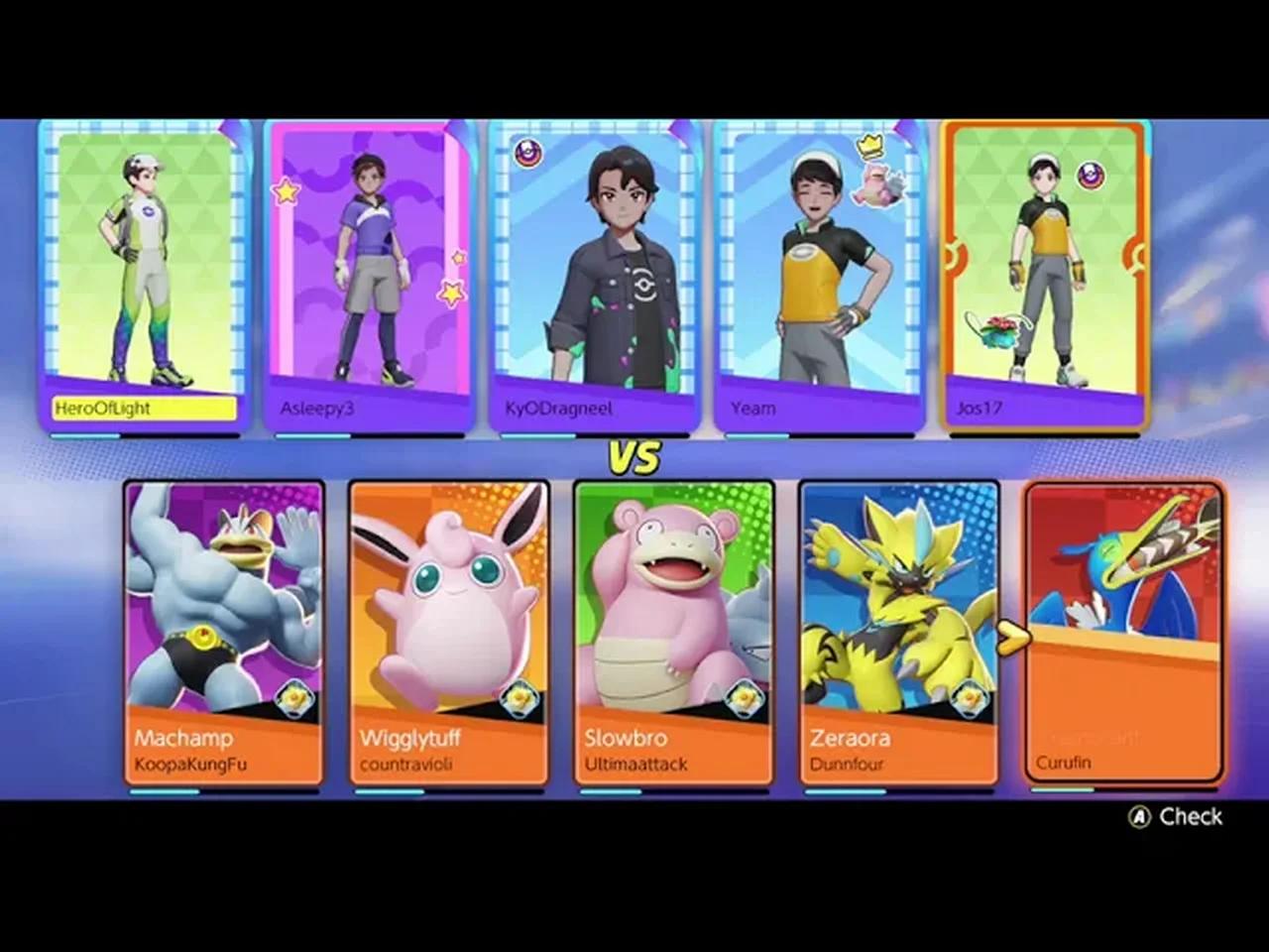 Pokemon Unite - Ranked Matches