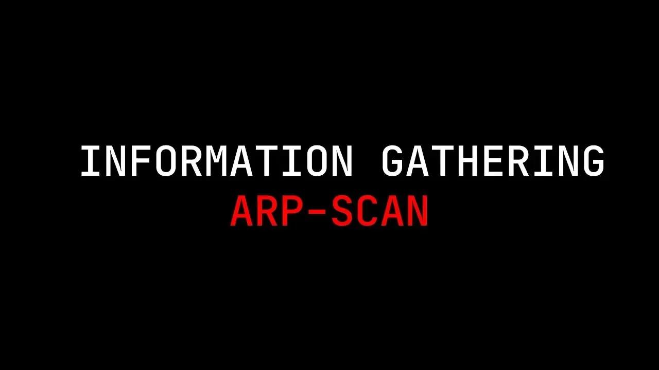 Information gathering using arp scan from scratch | #arp-scan