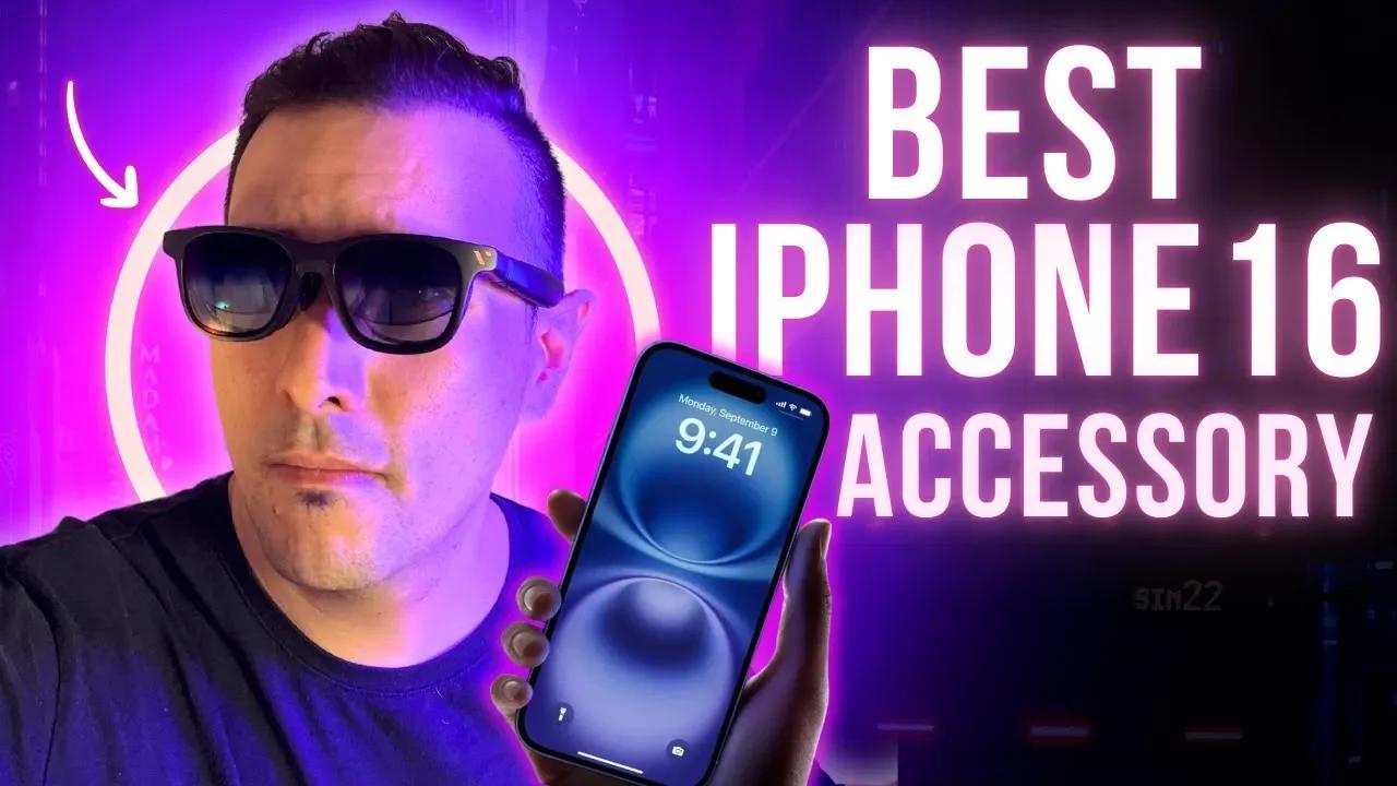 THE BEST IPHONE 16 ACCESSORY: A Huge Virtual OLED Screen You Can Take ...