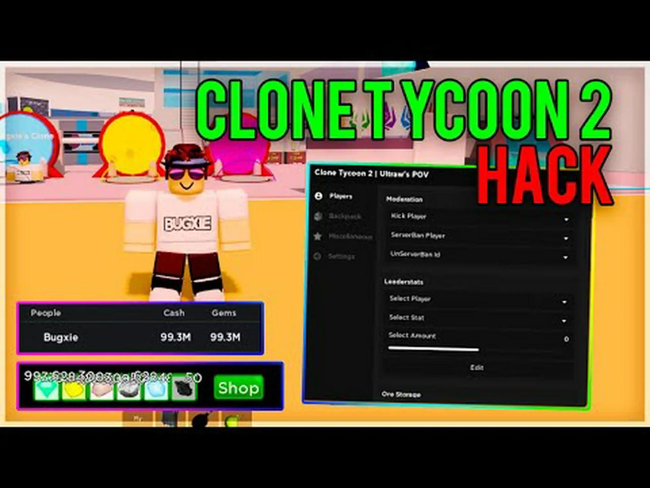CLONE TYCOON 2 HACK | UNLIMITED MONEY & GEMS, BAN PEOPLE [ADMIN] & MORE ...
