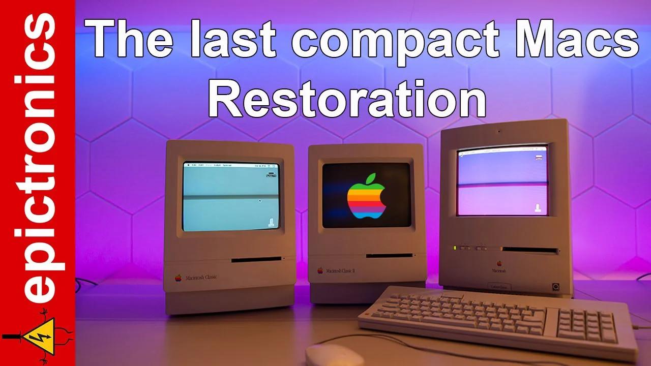 Mac Classic, Classic II & Color Classic Restoration & Repair + CR 2032 ...