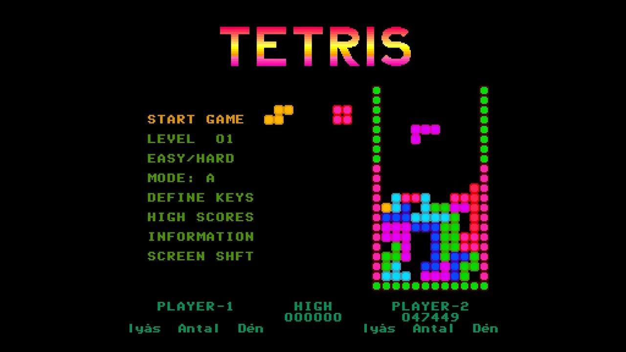 Enterprise 128 Game: Tetris (1992)