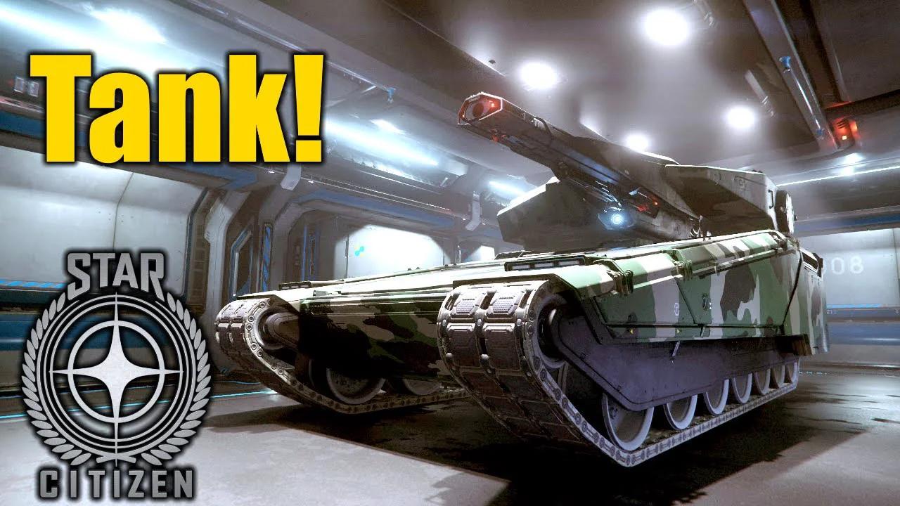 Space Tank! A quick look at the Tumbril Nova #Invictus2951 Star Citizen