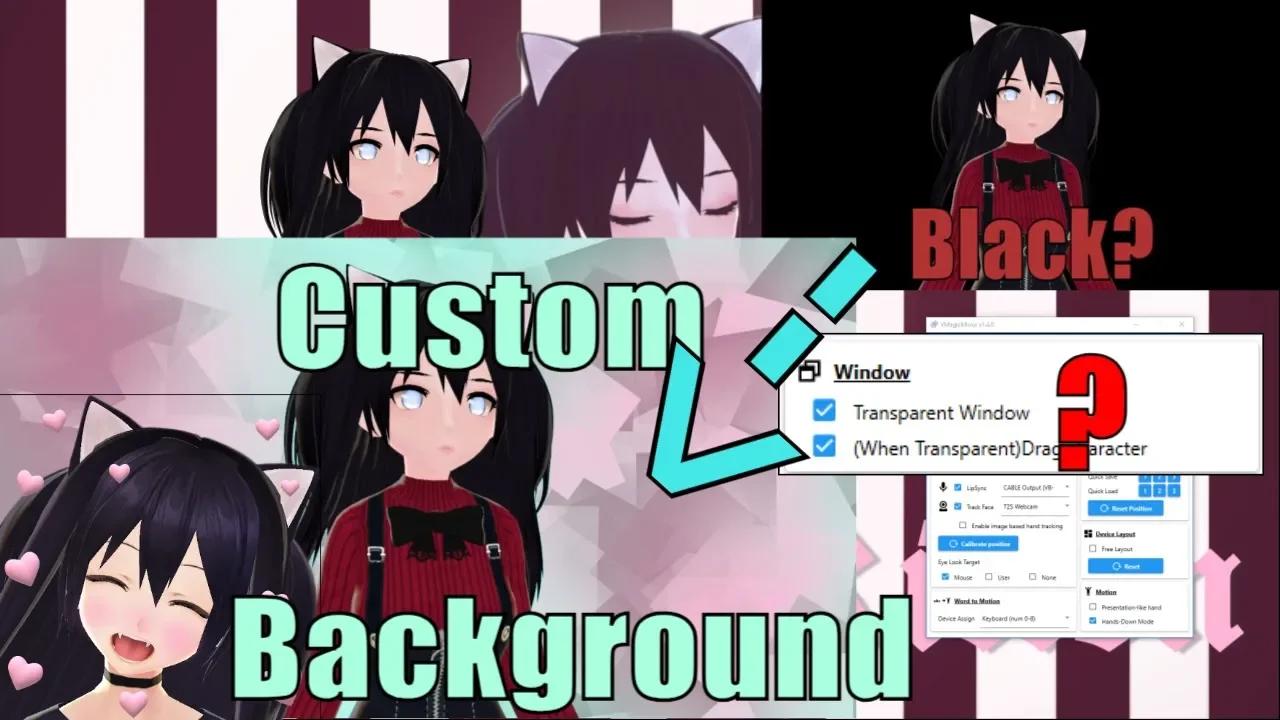 How to add a Background to your VTuber VStreamer Avatar VMagicMirror ...