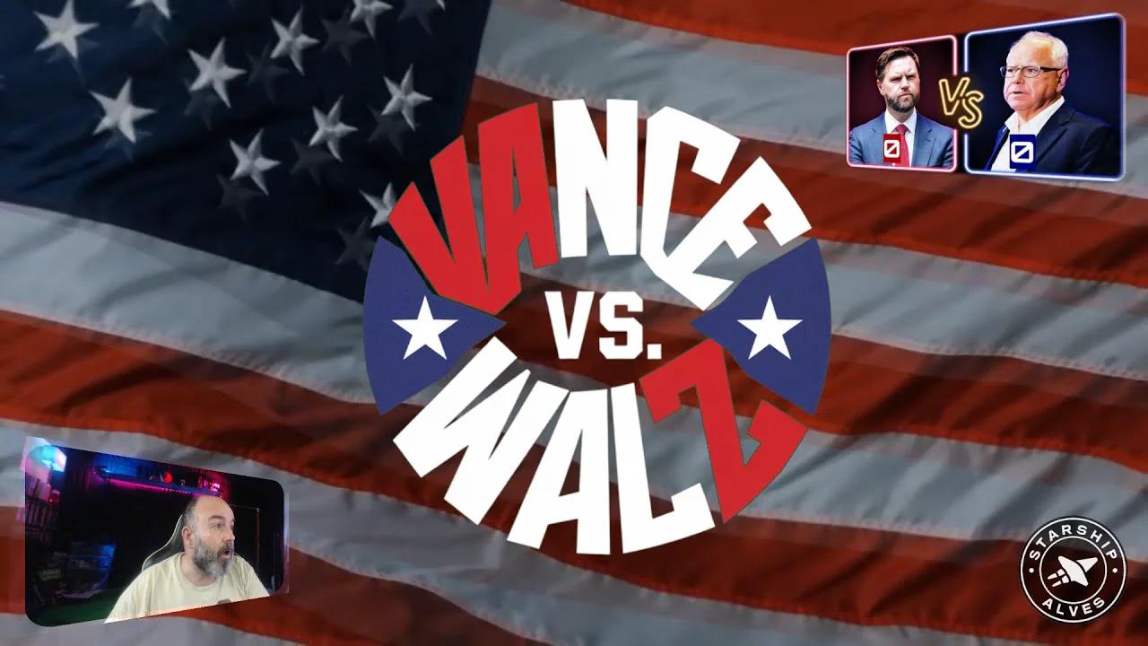 Vance VS. Walz Debate - Reaction & Chat with LIVE Scores