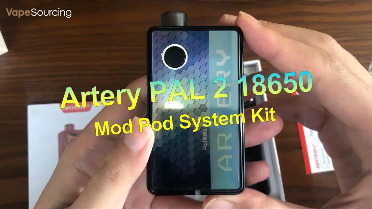 Artery PAL 2 18650 Mod Pod System Kit Unboxing & Review! ( Vapesourcing ...