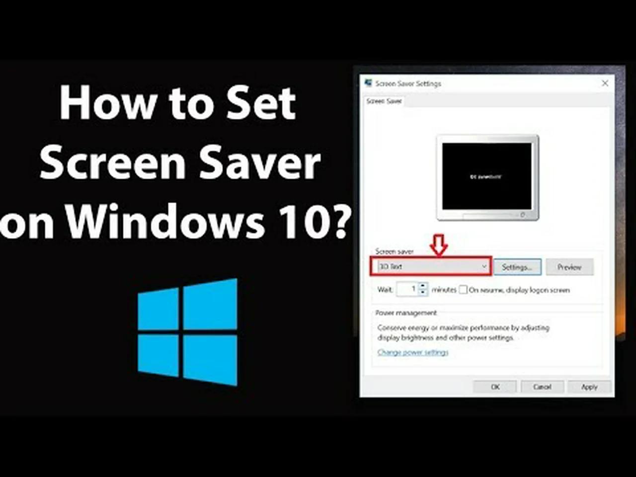 How to Set Screen Saver on Windows 10?