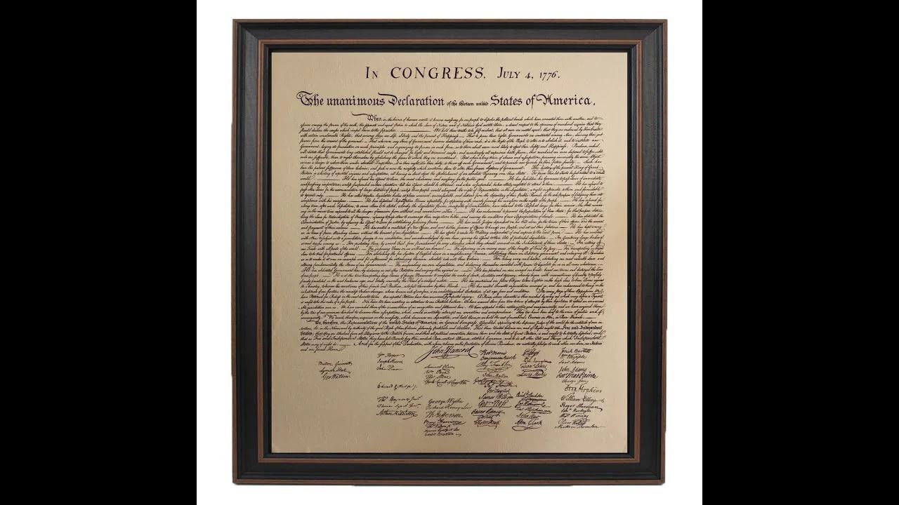 The Real Story Behind the Declaration of Independence Part 1