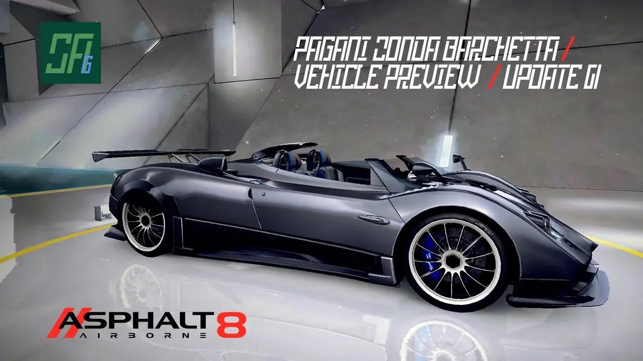 [Asphalt 8: Airborne (A8)] Pagani Zonda Barchetta | Vehicle Preview and ...