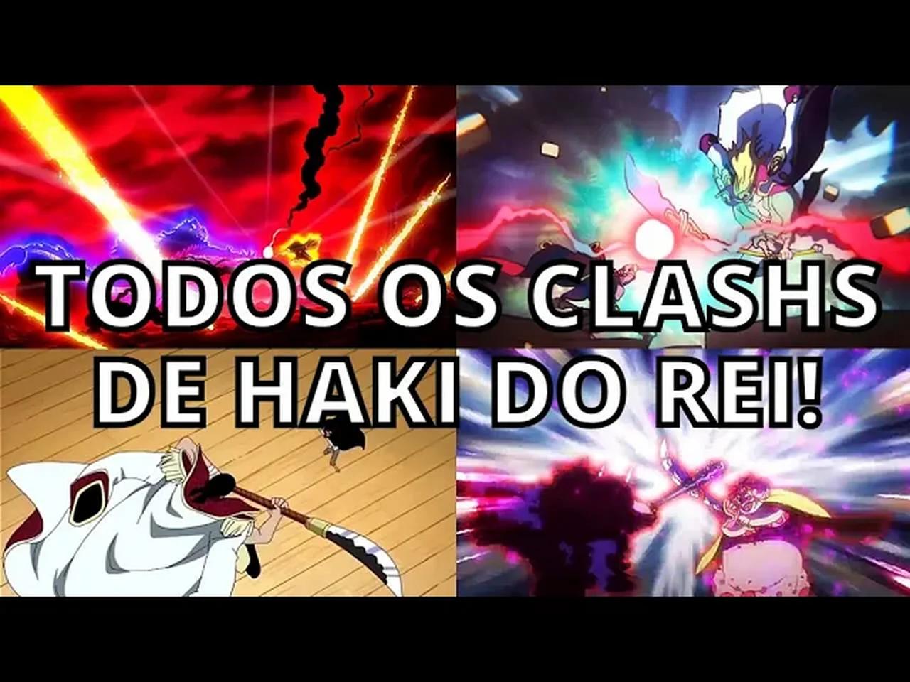 CENA DE TODOS OS CLASH DE HAKI DO REI ATUALIZADA! DE SHANKS VS BARBA ...