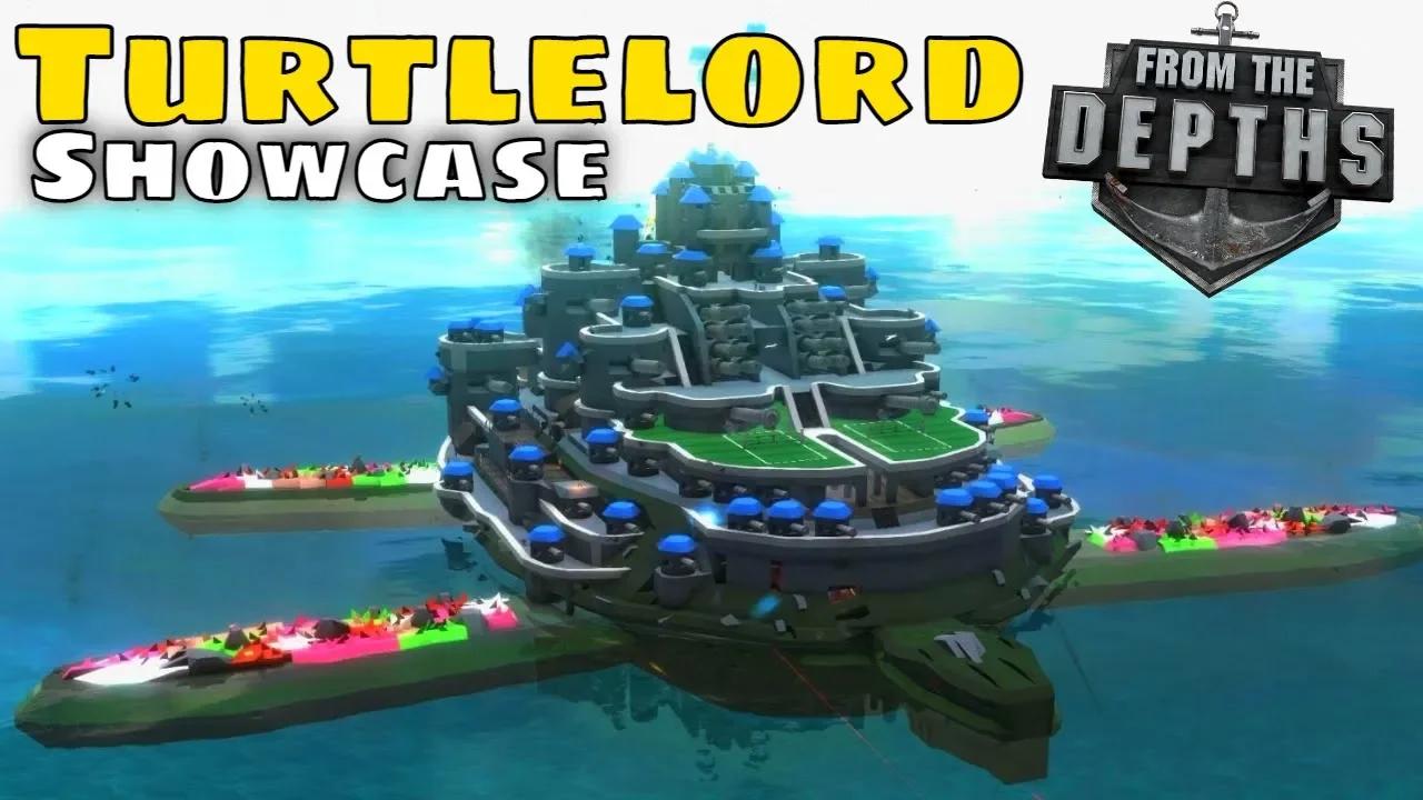 The Giant Turtlelord Fortress-Castle - From the Depths Epic Builds