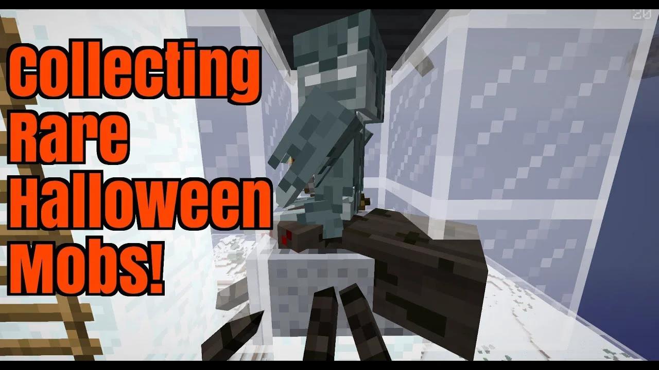 [Live stream] Collecting rare mobs in Survival! {24hr Halloween Special ...