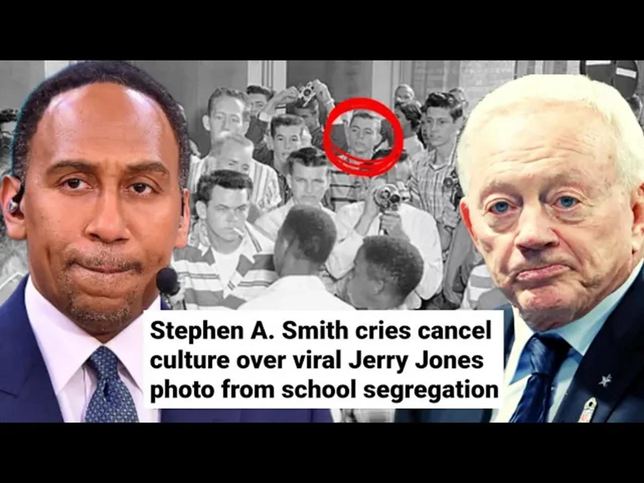 Stephen A Smith DEFENDS Jerry Jones From Woke Cancel Culture Media ...