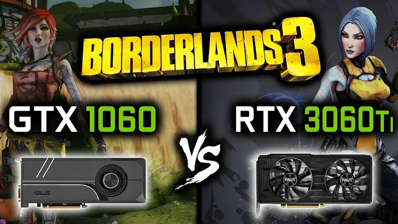 GTX 1060 vs RTX 3060 Ti in Borderlands 3 | BL 3 - GTX 1066 vs RTX 3060