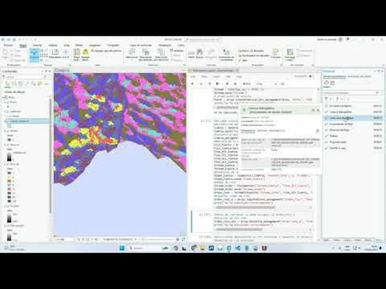 Delimitación de Cuenca y Cálculo de Parámetros Geomorfológicos en ArcGIS Pro con Python
