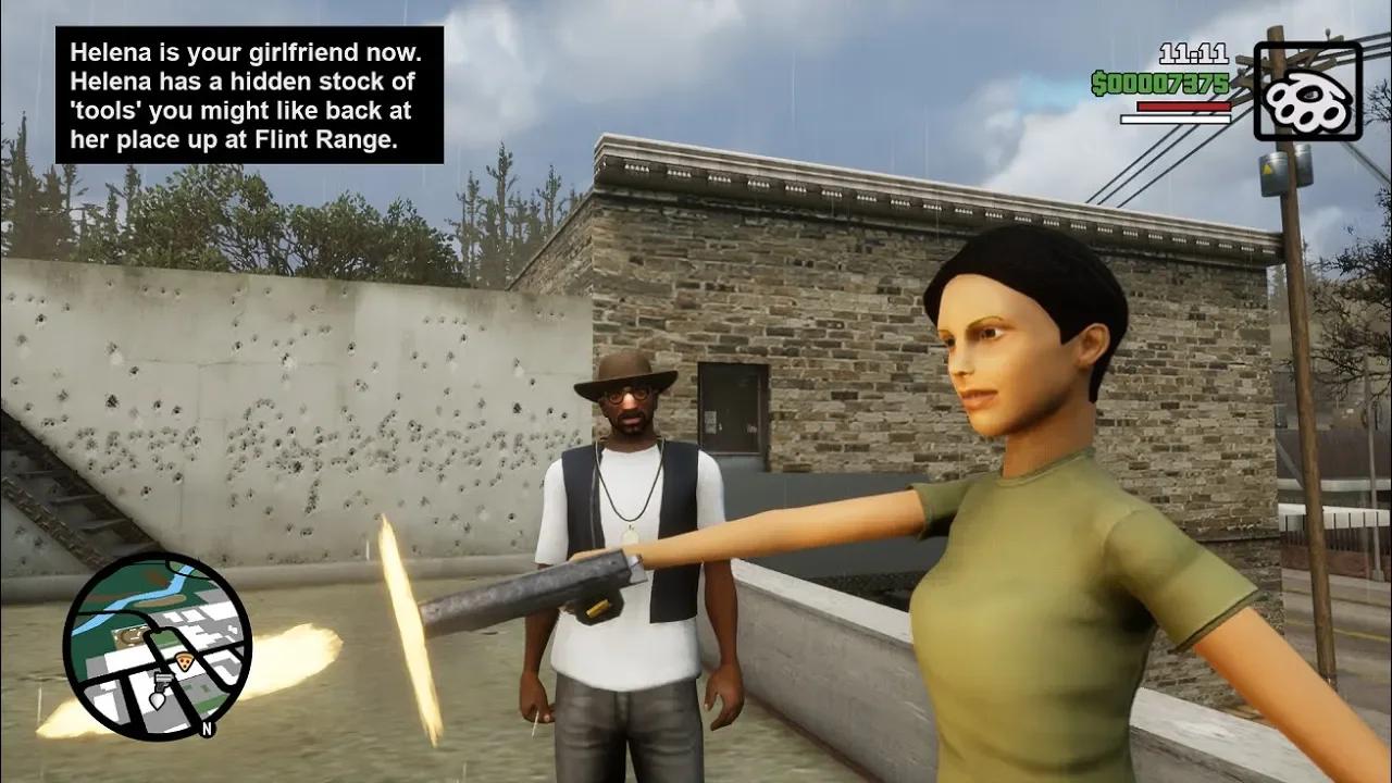 GTA San Andreas Definitive Edition - How to get Helena as a girlfriend