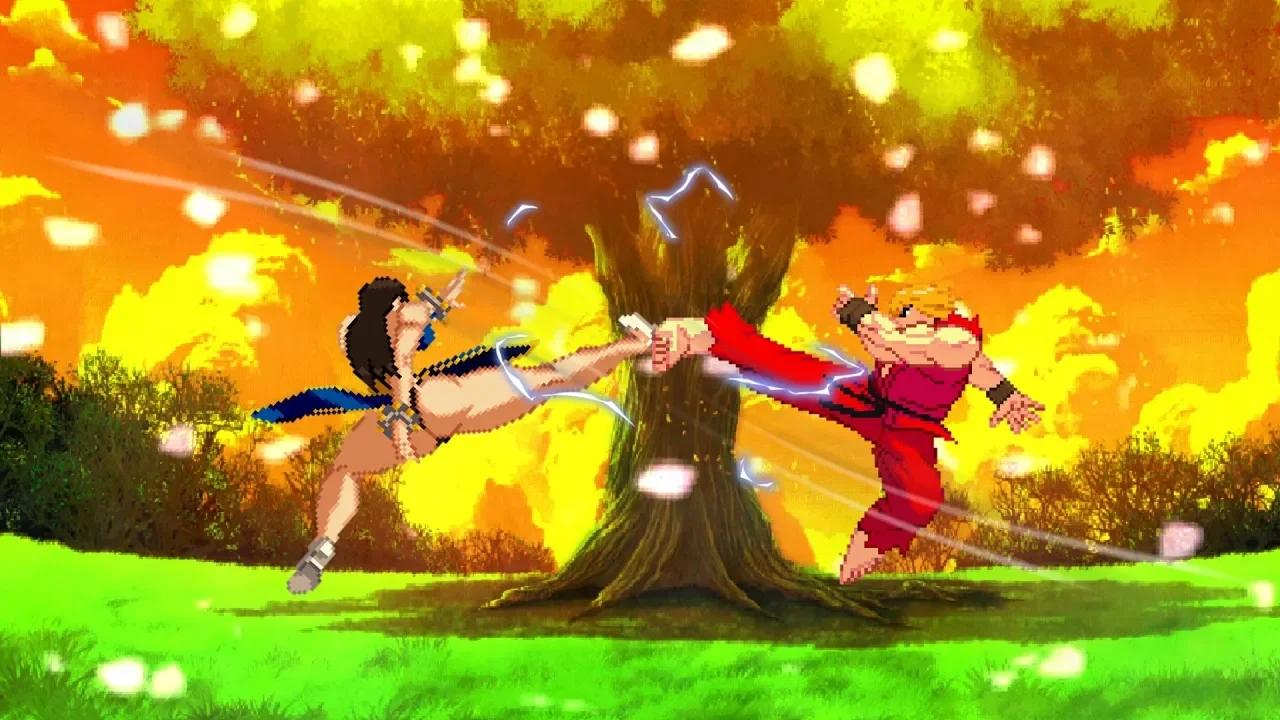 Chun-Li Vs Ken Masters - Street Fighter Epic Battle X MUGEN [Capcom Vs ...
