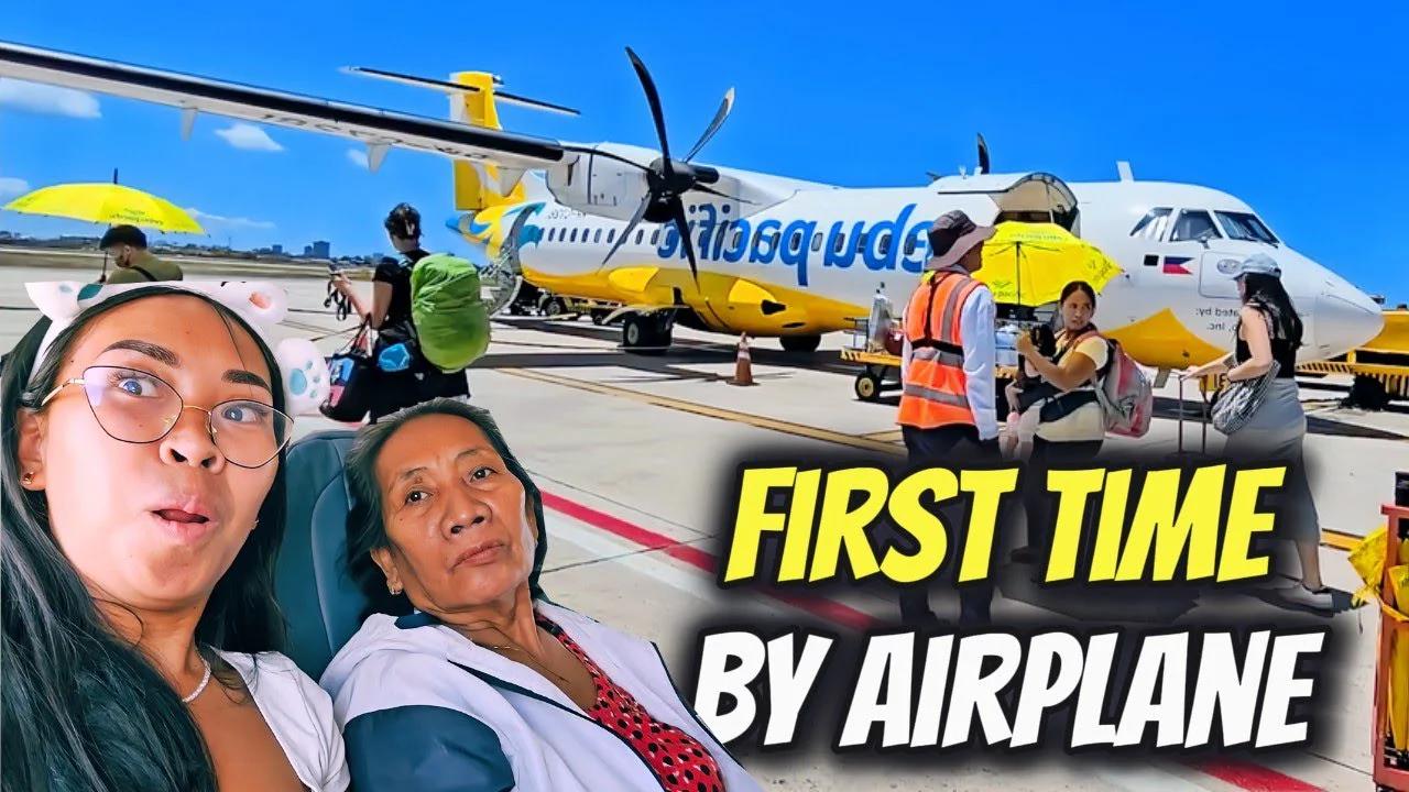 First flight experience nila ni mamang w ni papang w sosyalan sa ...