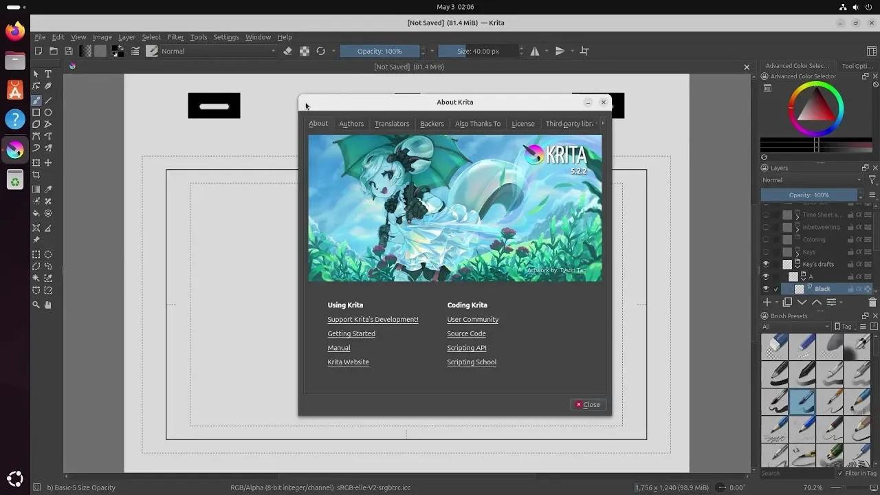 How to install Krita on Ubuntu 24.04