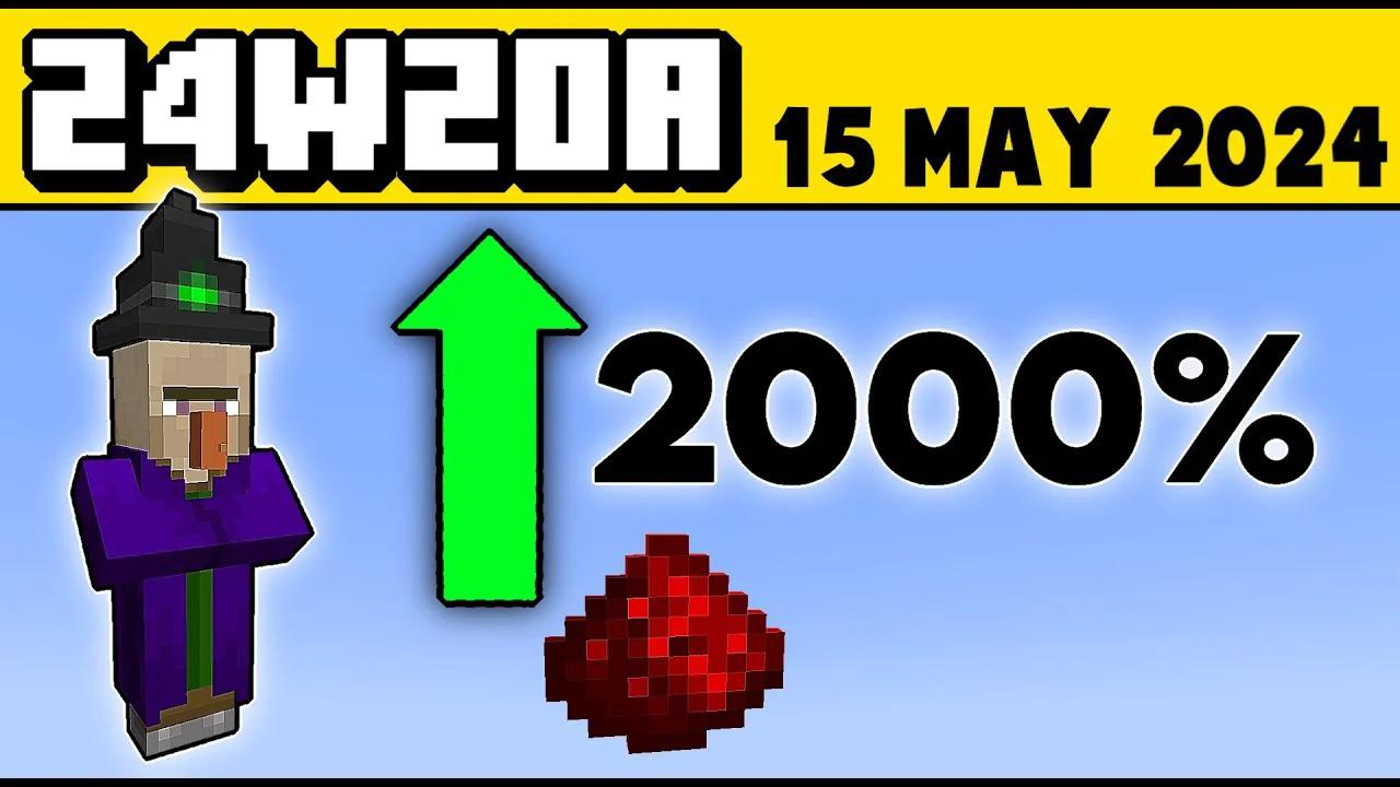 MEGA Buff to Witch Drops in 1.21 Minecraft