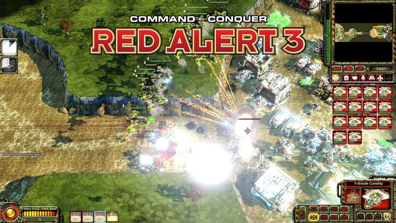 Command and Conquer Red Alert 3 Rejuvenation MOD Bottleneck Map Legion ...