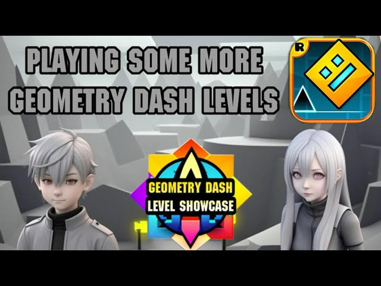 Playing Some More Geometry Dash Levels