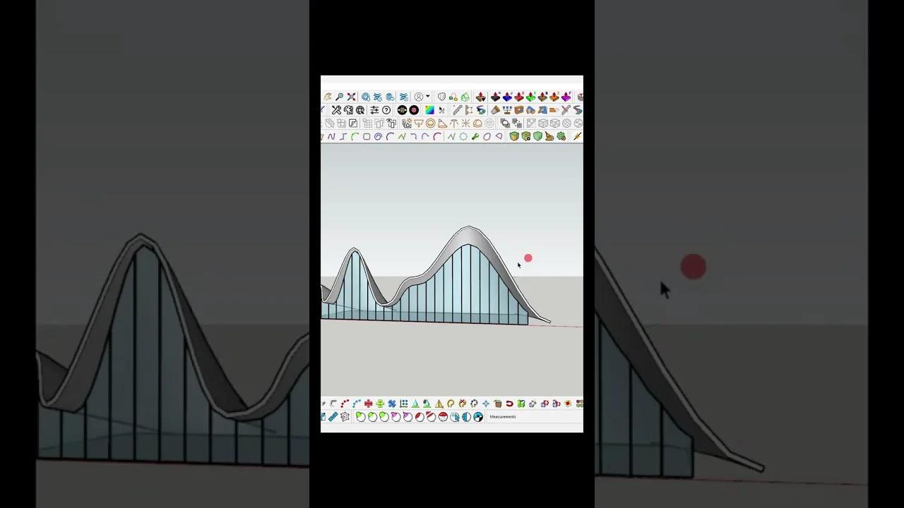 sketchup tutorial / create parametric ROOF in SketchUp