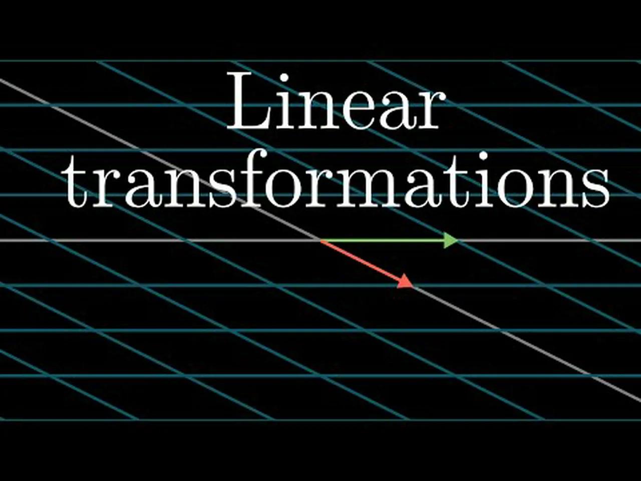 Linear Transformations And Matrices Essence Of Linear Algebra Chapter 3