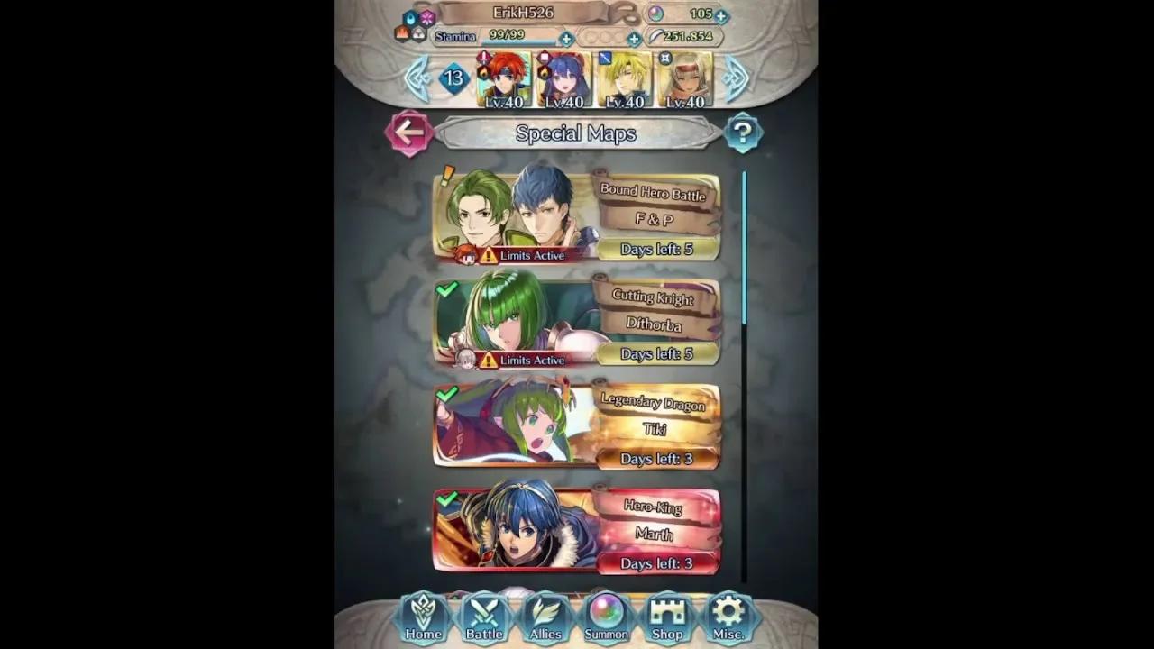 ErikH526 - Fire Emblem Heroes - Limited Hero Battle Forsyth & Python ...