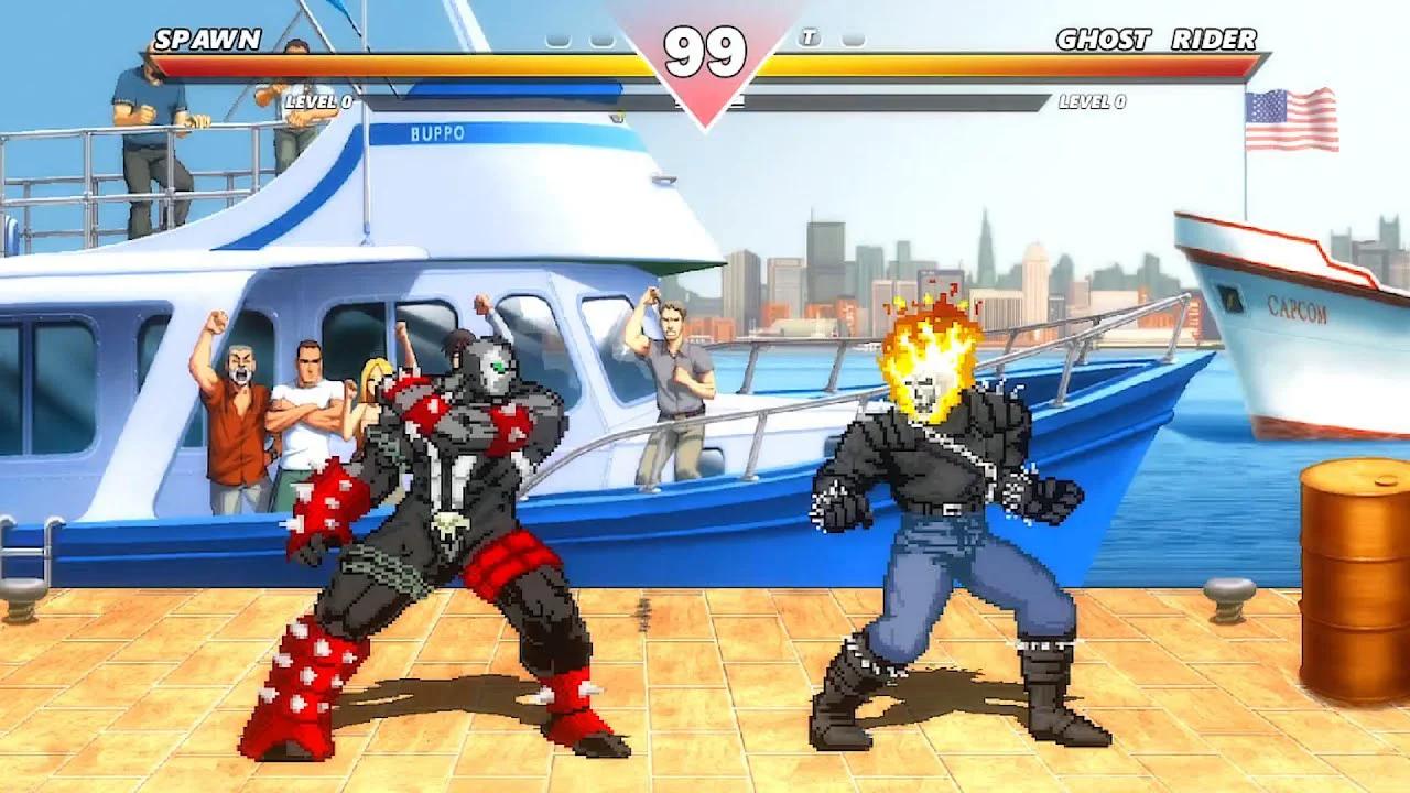 SPAWN VS GHOST RIDER LUTA ÉPICA INSANA DE MUGEN!