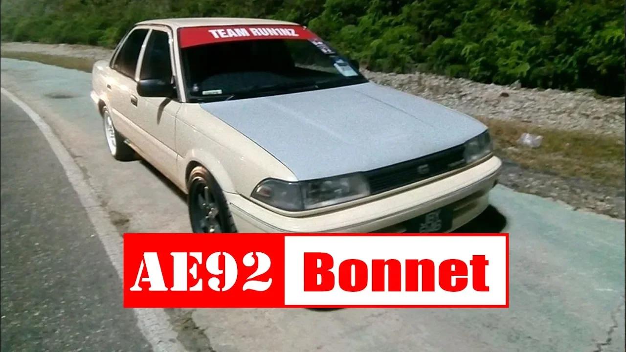 Toyota Corolla AE92 Bonnet Part3 (Installation)