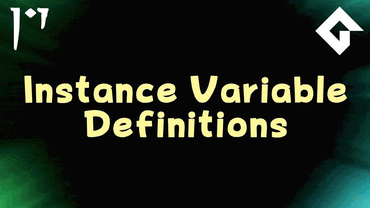 Instance Variables - Useful Features in Game Maker Studio 2