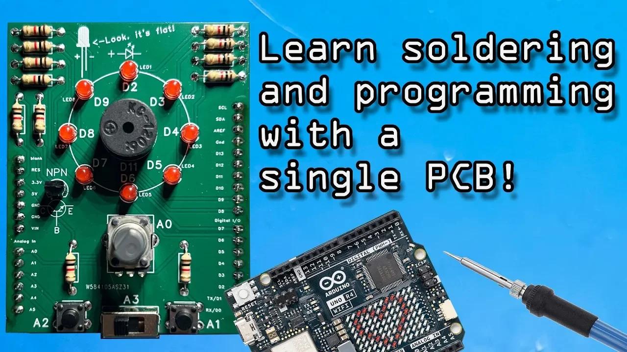 How to assemble your Solder practice shield for Arduino