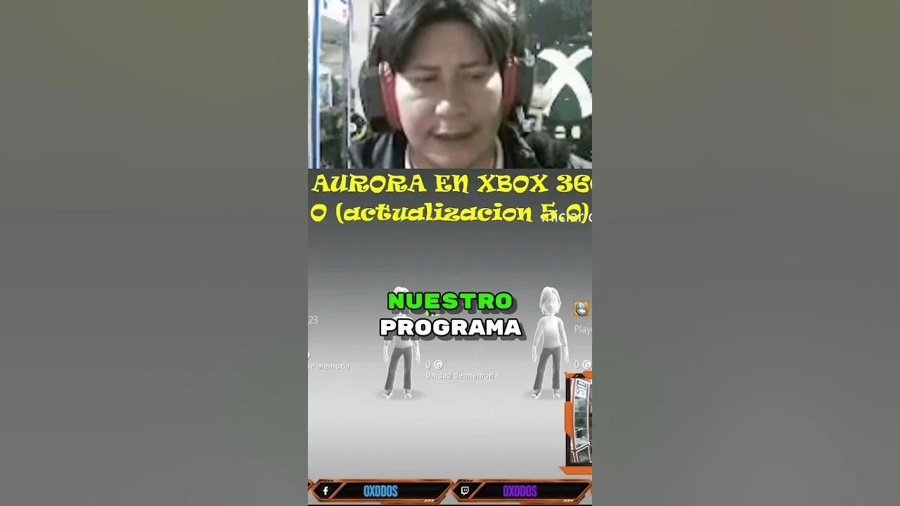 Instalación de Aurora 0.6 y actualización a 0.7 en Xbox 360 #shorts