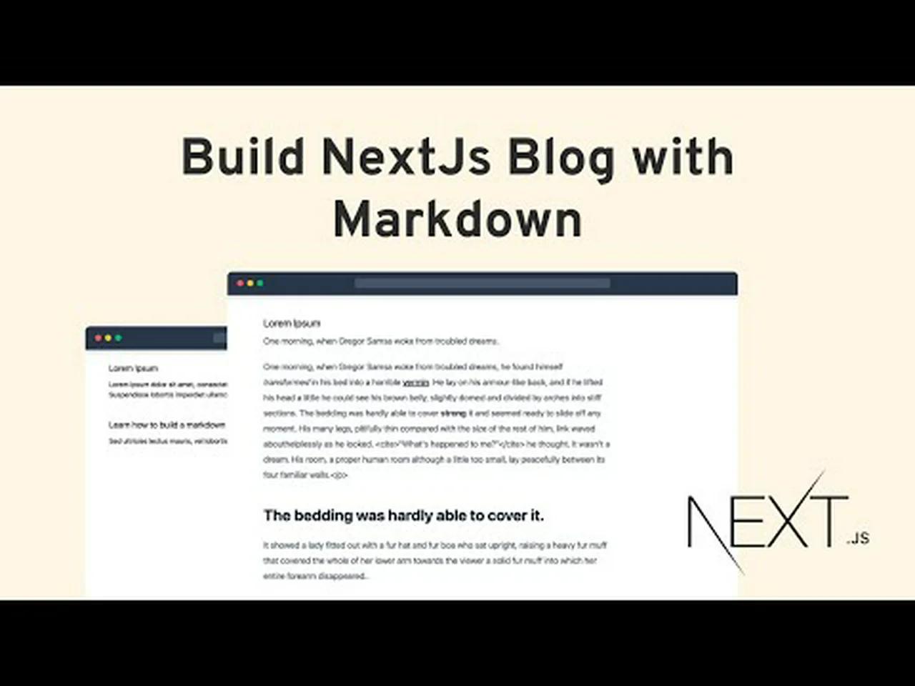 Building a Blog With Next Js with Markdown and Tailwind CSS