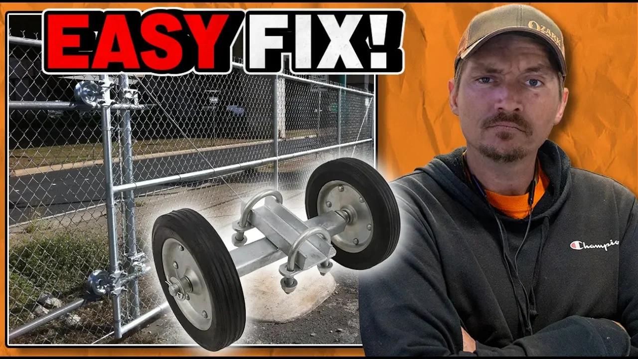 Easiest Way To Replace A Roll Gate Wheel!