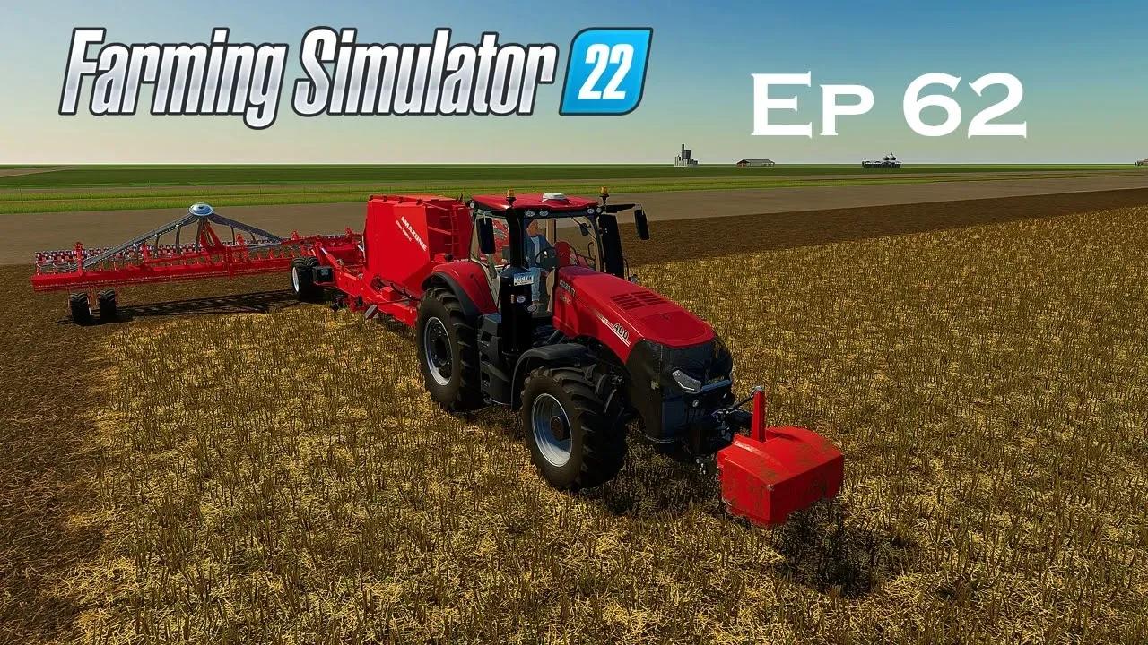 farming Simulator 22 fs22 timelapse big fields map Ep #62 mega farm ...