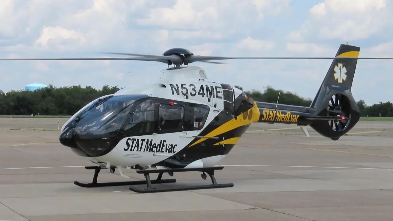 N534ME - STAT MedEvac 14 Taking Off