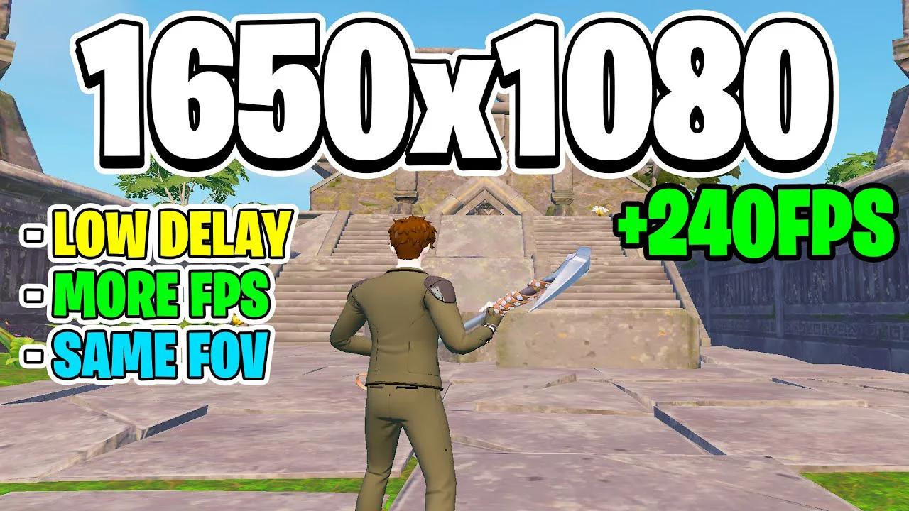 Best Stretched Resolution *1650x1080* in the New Season 3 Fortnite