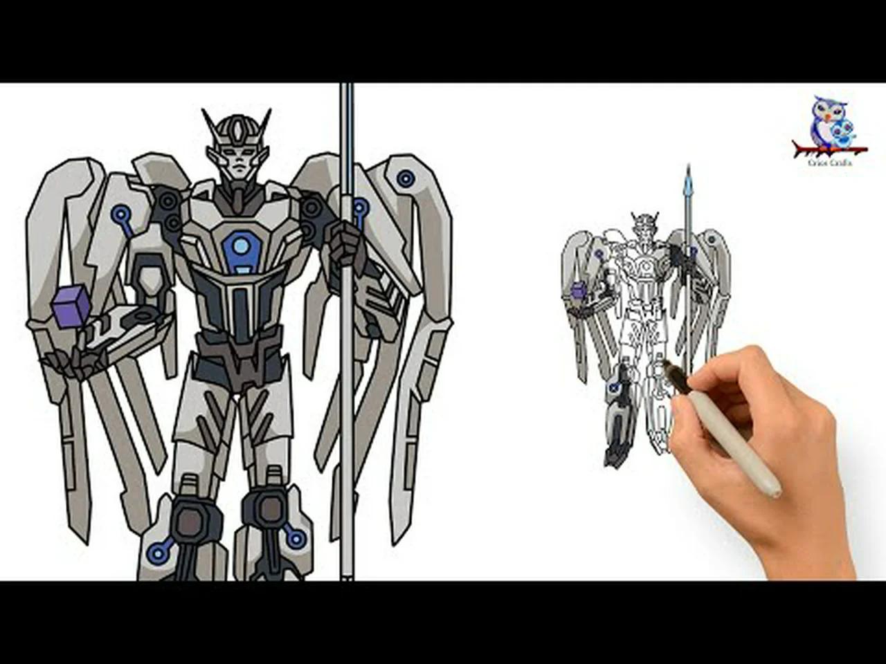 How to Draw Primus Cybertron Transformers - Redesign