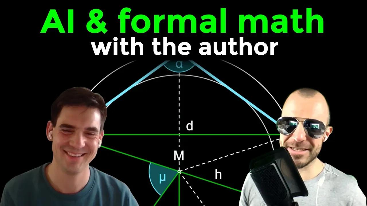 First Author Interview: AI & formal math (Formal Mathematics Statement ...