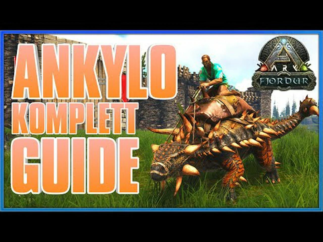 ARK: FJORDUR ★ Der ANKYLO KOMPLETT GUIDE - ZÄHMEN - FÄHIGKEITEN ...