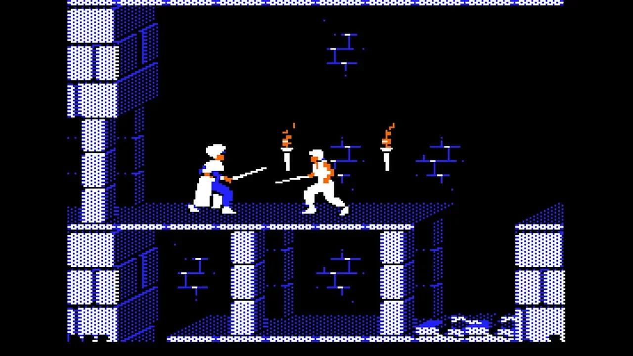 Apple IIGS game: Prince of Persia (1989 Broderbund)